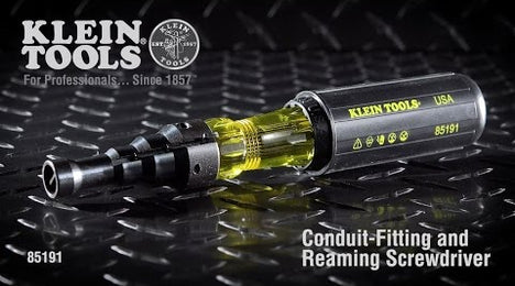 Klein Tools Conduit Fitting and Reaming Screwdriver | TTL